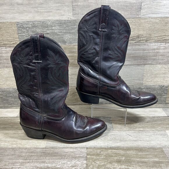 Laredo | Shoes | Laredo Western Boots Mens 95 D Dark Cherry Leather ...